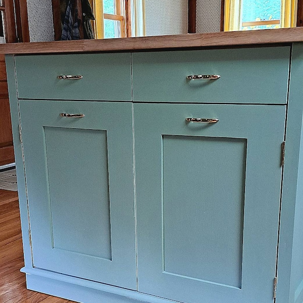 Lexie Kitchen Island, Custom Butcher Block Kitchen Island With Seating ...