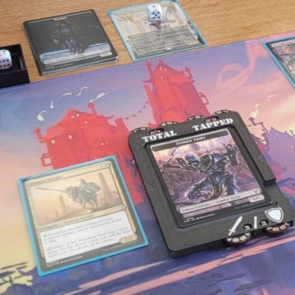 Wooden Ability Counter Set Compatible With Magic (MTG) - Laser Engraved ...