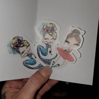 Amelia Mermaid Girl Decal Under the Sea Hawaii - Etsy