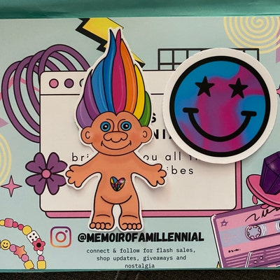 90s Wish Troll Stickers 90s Troll Wish Trolls Vintage Trolls - Etsy