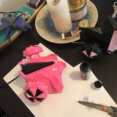 PAPERCRAFT FACE MASK Gas Respirator 3D Paper Costume - Etsy