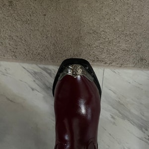 Vintage Western Cowboy Boot Heel Plates Guards Antique Silver With ...