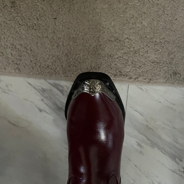 Cowboy Western Boot Tips Toe Plates for Pointy Toed Boots One Pair (2 ...