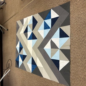 Zen Garden Quilt Pattern Modern Quilt Pattern, Contemporary Quilt ...