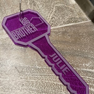 Personalized Big Brother Keys LARGE - Etsy