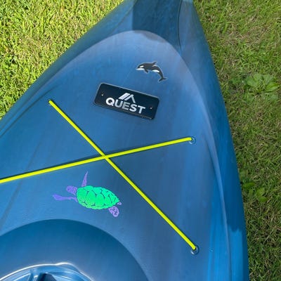 Sea Turtle With Flowers Clear Vinyl Sticker Ocean Stickers Surf Sticker ...