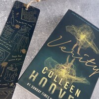 Verity Gold Foiled Bookmark | Colleen Hoover-inspired Illustrated ...