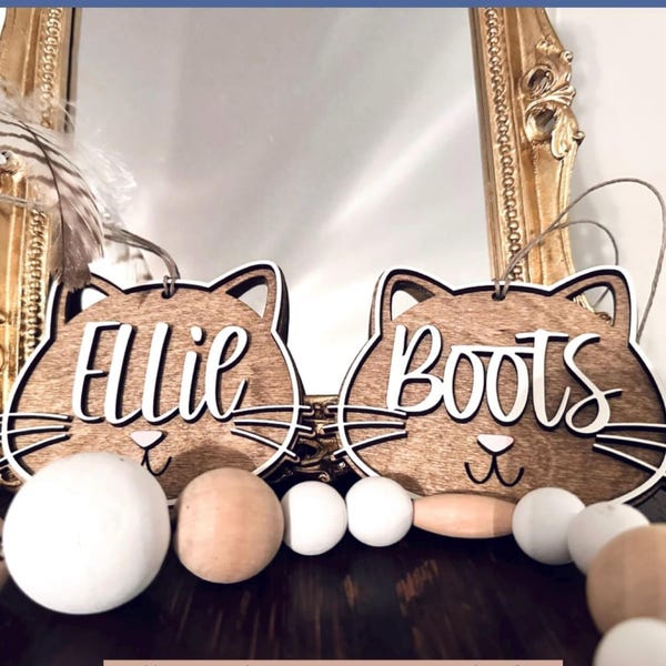 Personalized Cat Ornament Custom Cat Ornament Personalized Pet Ornament ...