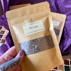 Vervain Herb Organic Natural Vegan Pagan Wicca Wiccan Spell Potion ...