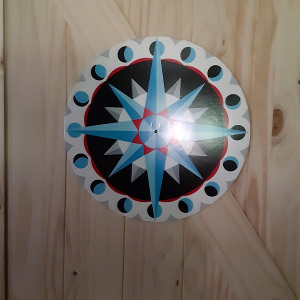 Big Barn Star Hex Sign PA Dutch Style - Diamonds, Stars, Colors, and ...