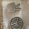Peace Sign Cookie Cutter Peace Emoji Cookie Cutter Peace Cookie Cutter ...