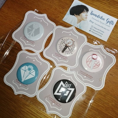 Kpop Button Pin Badge Lightstick Button - Etsy