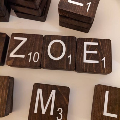 Large Scrabble Tiles Scrabble Letters Scrabble Tiles Wall Art Scrabble ...