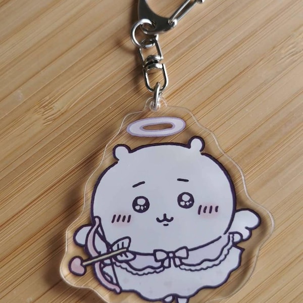 Chiikawa Acrylic Keychain, Chiikawa Double Side Keychain, Hachiware ...