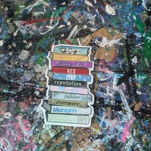 Happy Place Book Stack Sticker - Etsy