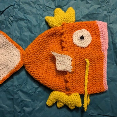 CROCHET PATTERN: Magikarp Slouchy Hat - Etsy