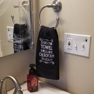 Creepy and Funny Towel, Does This Towel Smell Like Chloroform to You ...