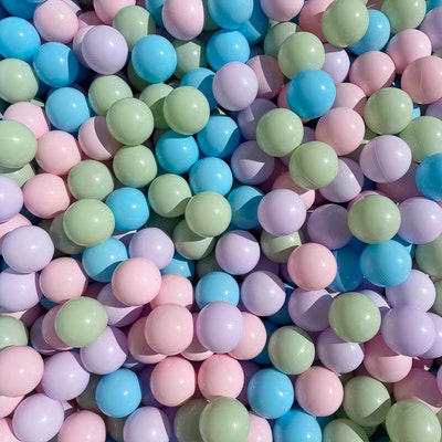 Balls for Ballpit, 36 Colors 2,76 7 Cm, Plastic Balls, Non-toxic, Soft ...