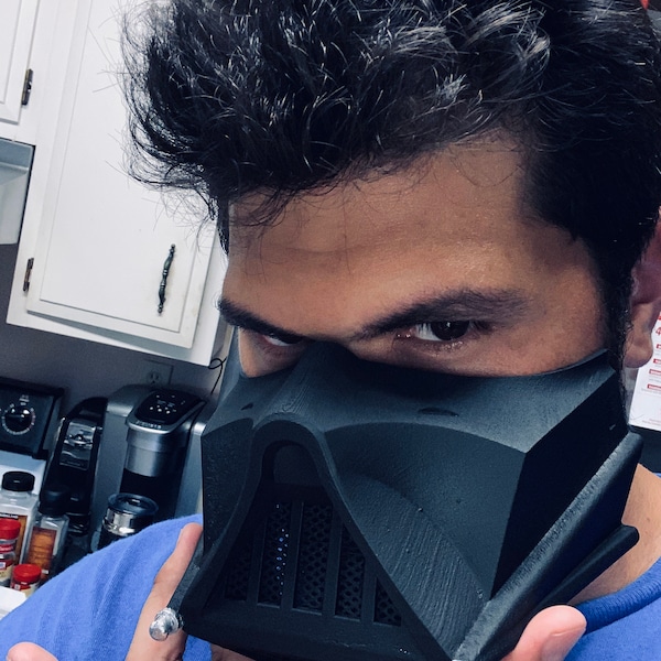 Darth Vader Face Mask - Etsy