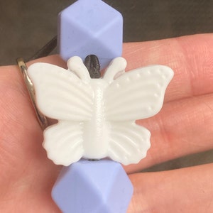 Large Rose Flower Silicone Bead 40mm Chunky Sensory STIM Fidget Cookie ...