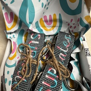 2 VIVID PINK & TURQUOISE Blue Colors Supmates Straps 17 Adjustable to ...