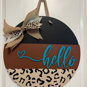 Welcome Back to School Round Door Hanger/ Teacher Door Hanger - Etsy