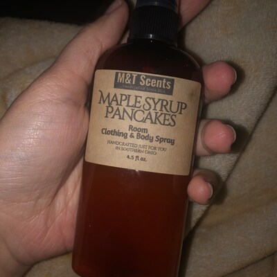 MAPLE SYRUP PANCAKES Room & Clothing Spray, Great, Super Strong Scent 4 ...