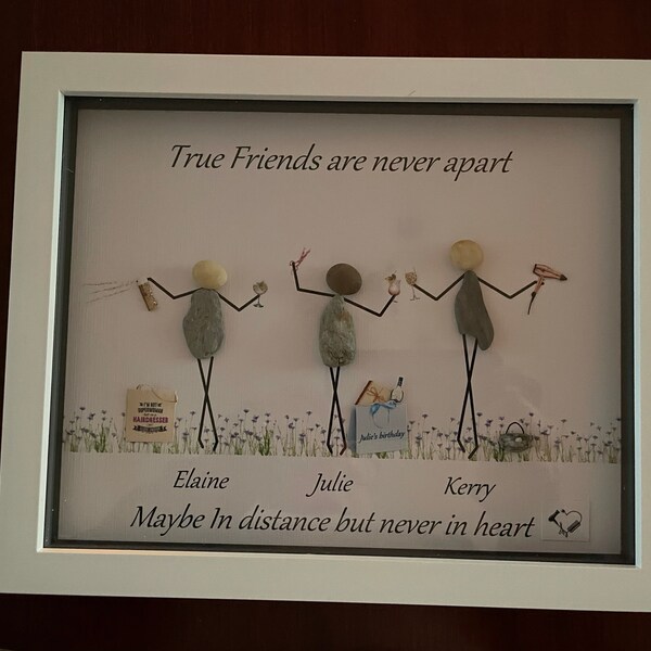 Best Friends Pebble Art - Besties Forever - Friend Gift - Bffs ...