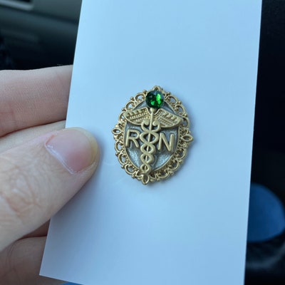 Gold Nursing Pin for the Pinning Ceremony Student Nurse Graduation ...