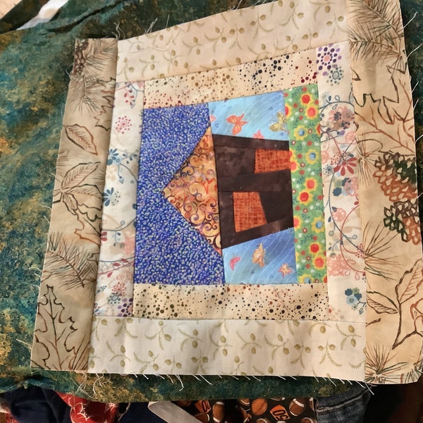 Wonky House Foundation Paper Piecing Pattern PDF - Etsy
