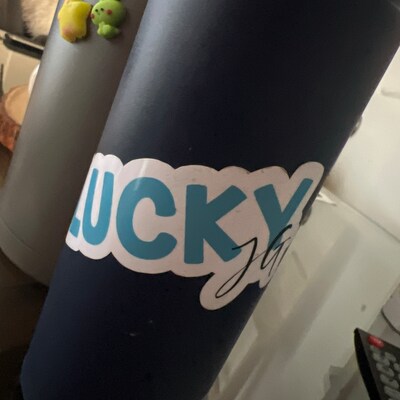 Waterproof Name Decal Personalized Vinyl Sticker FULL NAME STICKER ...