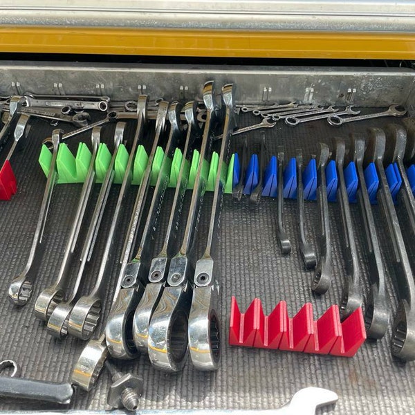 Modular Tool Box Wrench Organizer multiple Colors Available - Etsy