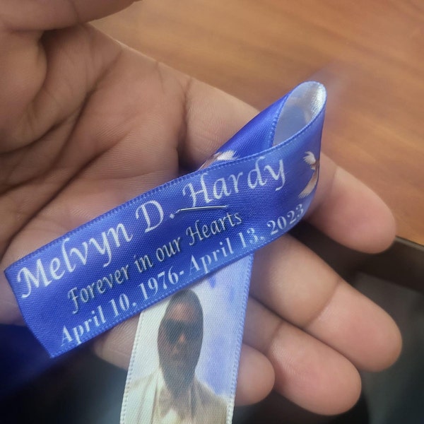 Sublimation Rest in Peace Ribbons, Memorial Ribbon Template Photoshop ...