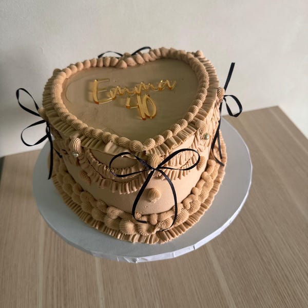 Mermaid Clam Shell Cake Topper - Personalised Name - Sea Theme Acrylic ...