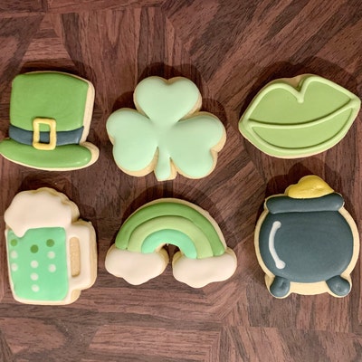 St. Patrick's Day Cookie Cutters Set of 6 - Etsy