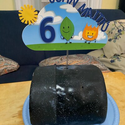 BFDI Theme Battle for Dream Island Cake Topper - Etsy