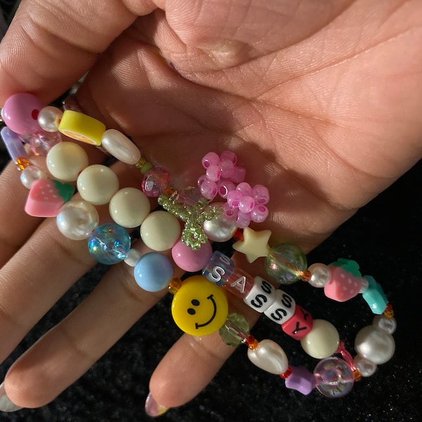 Robin Bracelet, Freshwater Pearl, Colorful Beads Bracelet, Gifts for ...