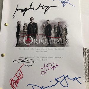 The Vampire Diaries TV Script Screenplay with Signatures | Etsy