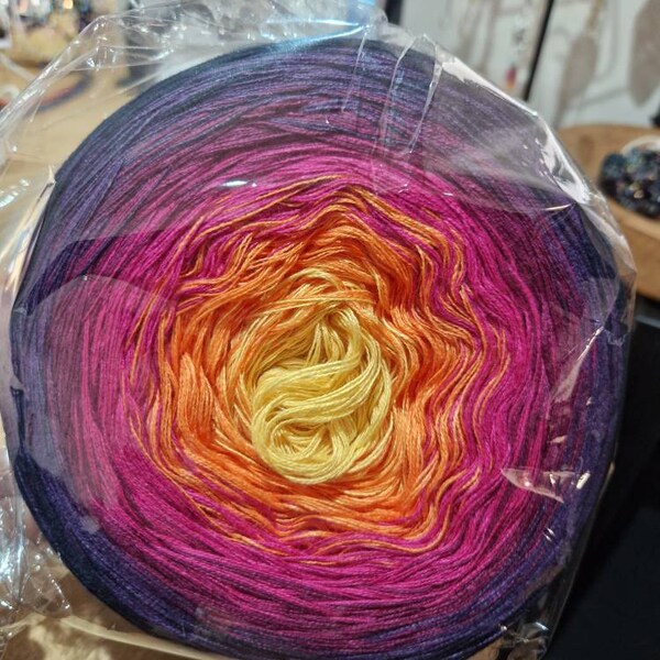Gradient Yarn Cake, Ombre Yarn Cake, 50cotton/50%acrylic Yarn Cake.352 ...