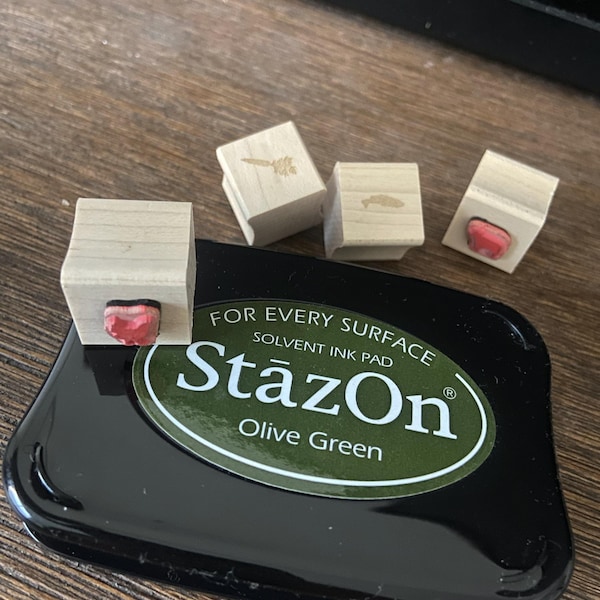 Meal Choice Rubber Stamp - Wedding Stamp - Food Selection - Beef ...