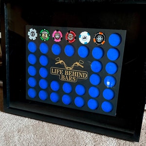 Photo Engraved Poker Chip Display Frame Insert Fits 36 Harley | Etsy