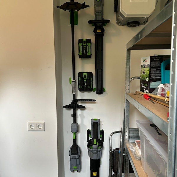 3D Printed Wall Mounted Bracket for EGO 56V Batteries - Standard Mount ...