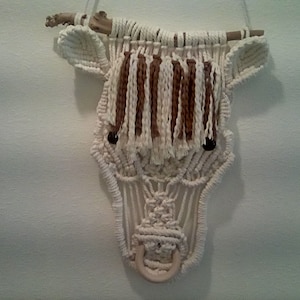 DIY Macrame Cow Macrame Tutorial Macrame Pattern Macrame - Etsy UK