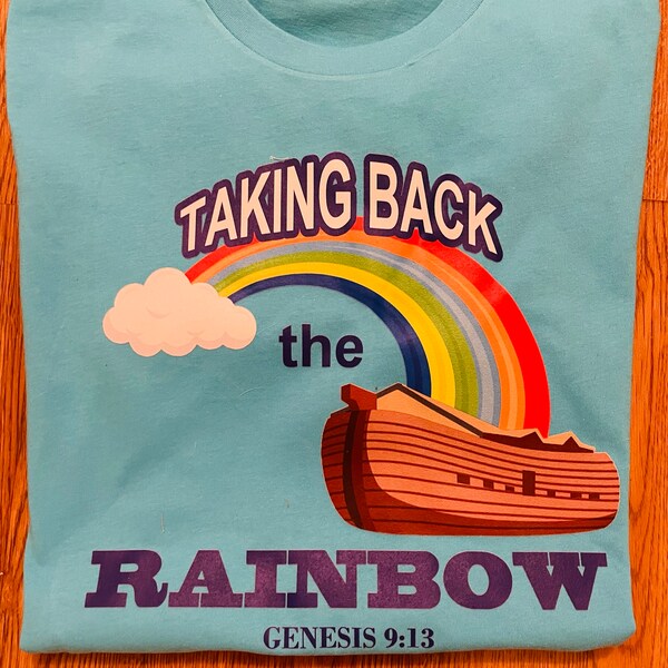 Taking Back the Rainbow Christianity Religious Genesis 9:13 Digital PNG File for Sublimation - Etsy