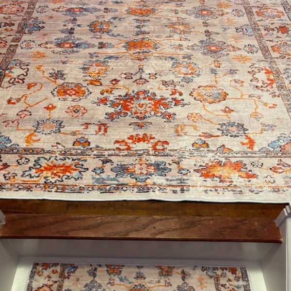 Moroccan Stair Carpet, Stair Treads Carpet, Stair Treads Rug, Non-slip ...