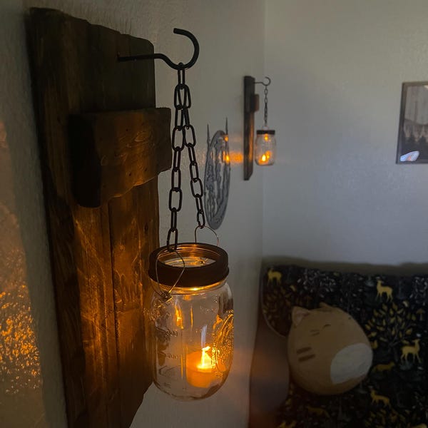 Rustic Candle Holder, Rustic Decor, Rustic Home Decor ,farmhouse Decor ...