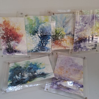 PHOTO FRAME freestandinga3 A4 A5 A6 Mutiple Size Clear Acrylic Photo ...