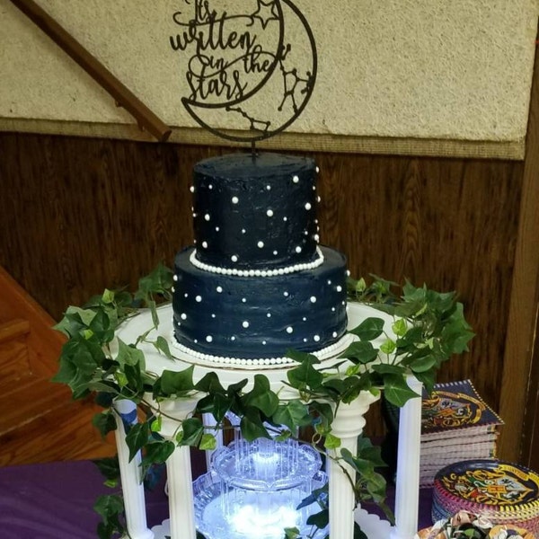 It's Written in the Stars Cake Topper, Constellation Cake Topper ...