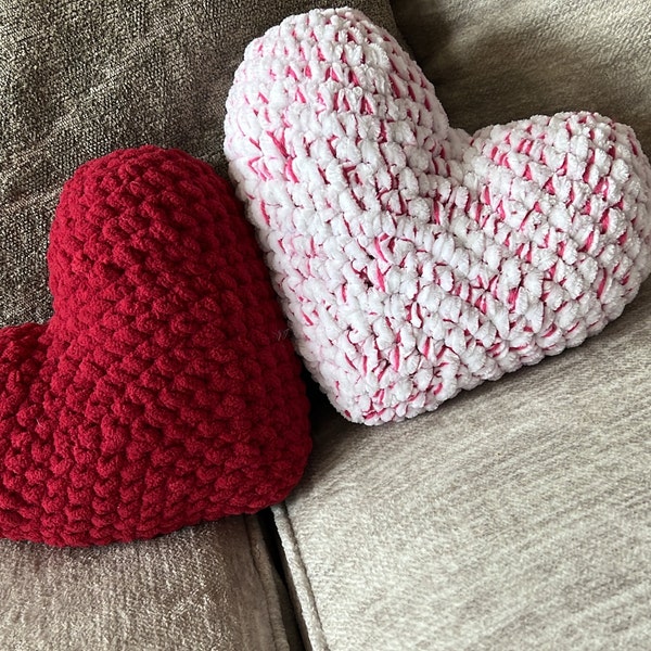 Giant Heart Crochet Pattern - Etsy