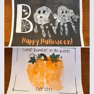 Halloween DIY Craft Printable, Cutest Bumkin in the Patch, Baby's First ...